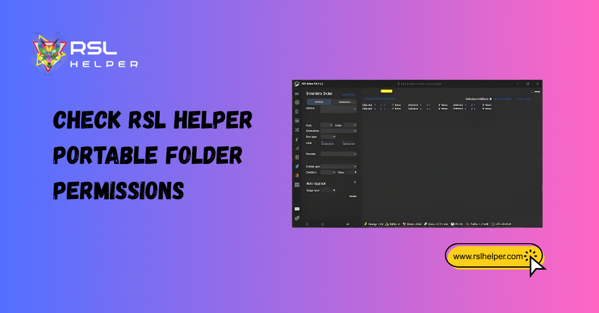 Fix RSL Helper Portable Settings Not Saving Issue
